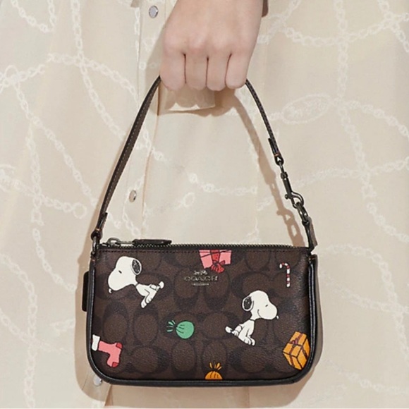 Coach | Bags | New Coach X Peanuts Nolita 9 Signature Snoopy Presents ...